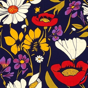 Retro 70s Floral Digital Paper: Seamless Groovy Patterns (jpgs) - Etsy