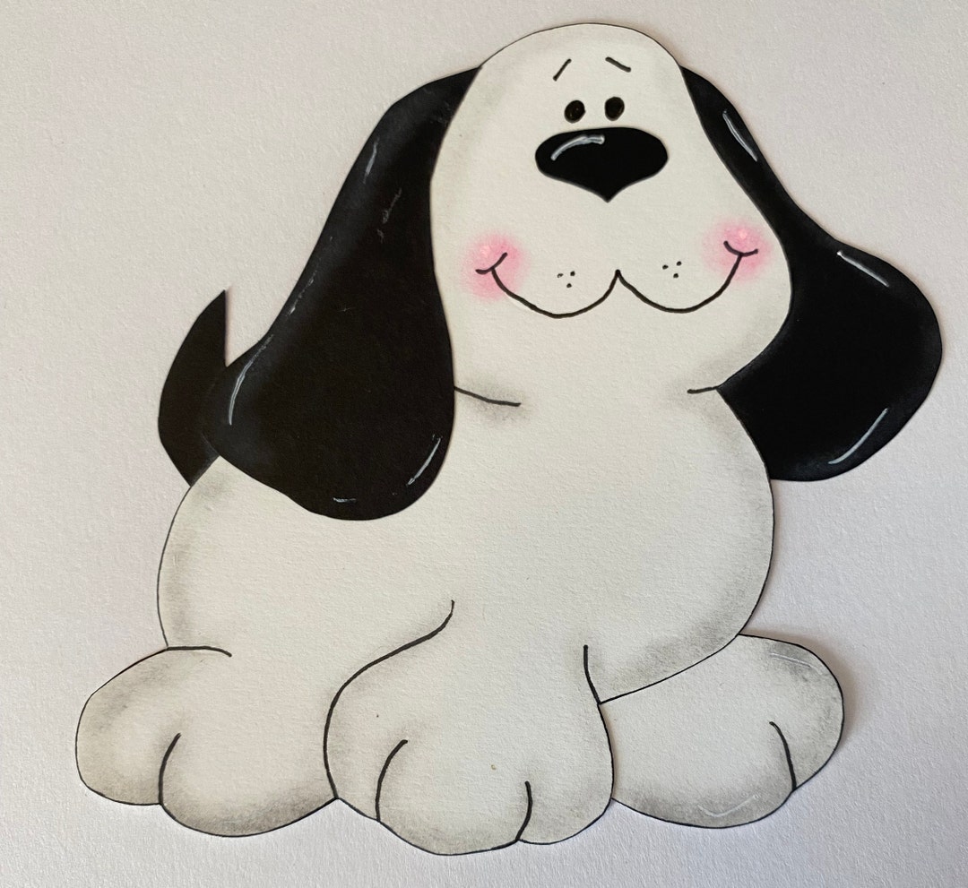 Dog Paper Piecing Scrapbooking Pre Made Pages Embellishments Diecuts - Etsy