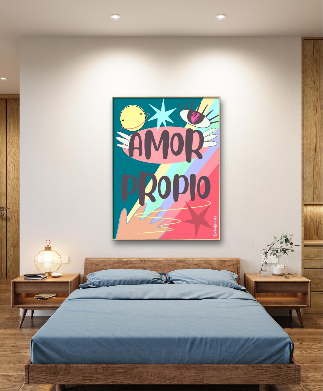 Downloadable Self-love Poster, Colorful SELF-LOVE Print, Wall Art for ...