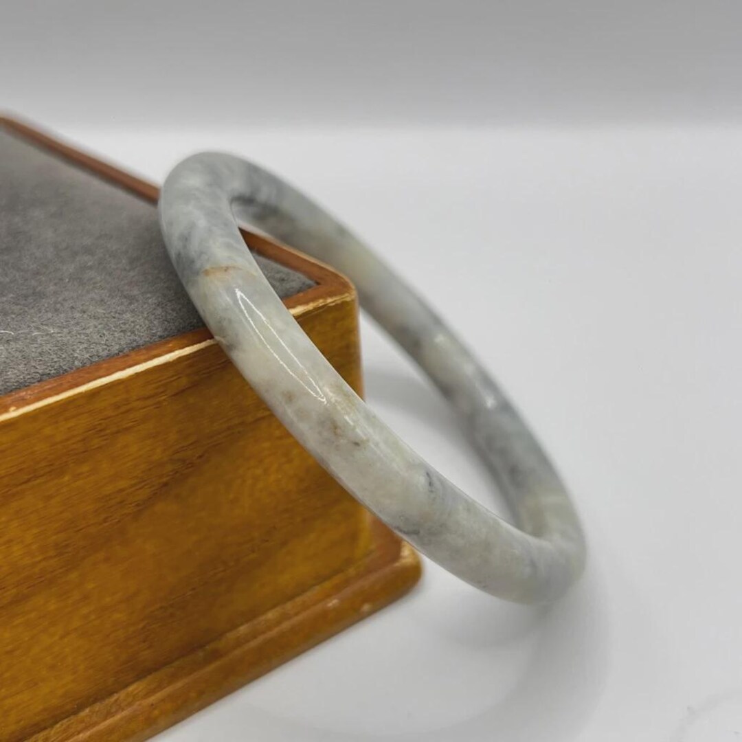 Burmese Jade Bangle, Donut Shape, Translucent Jadeite (57.8 Mm) - Etsy