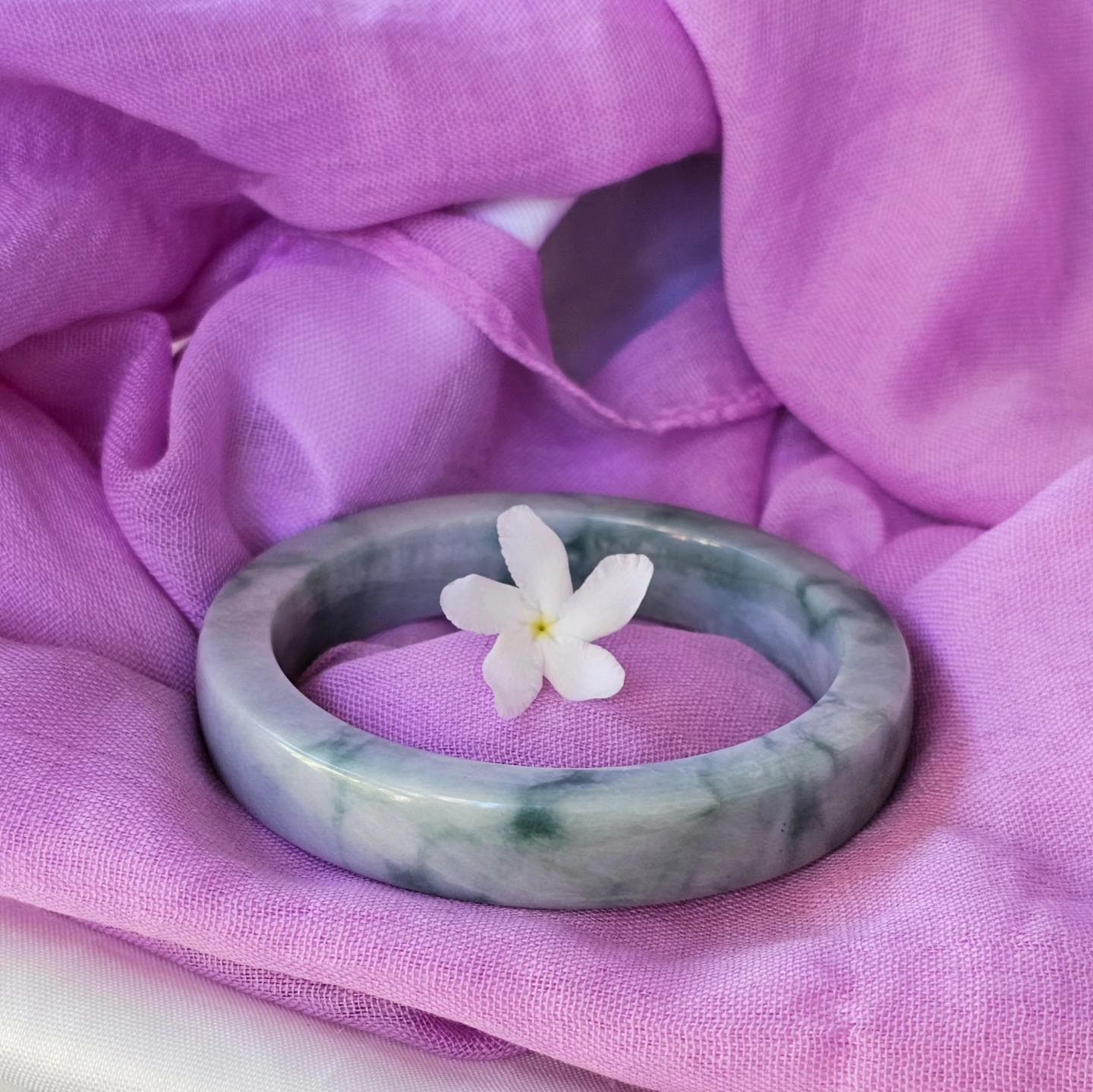 Burmese Jade Bangle Emperor Style Translucent Genuine Natural Type A ...