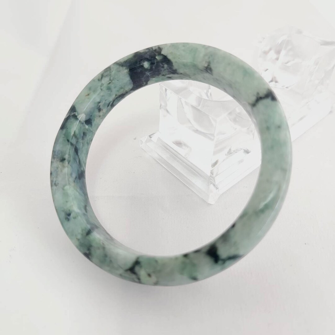 Burmese Jade Bangle Emperor Style Natural Jadeite Inner Size 61.5 Mm - Etsy