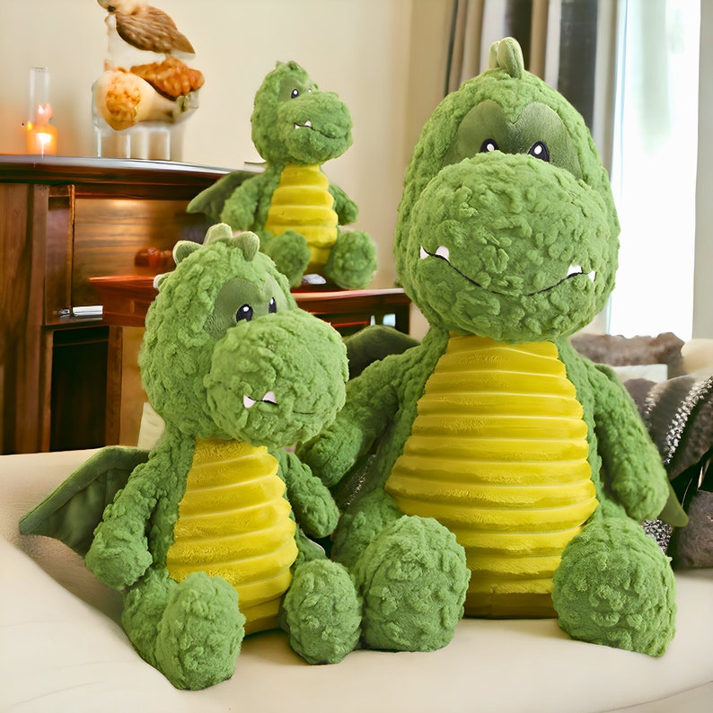 Dragon Stuffed Animal Dragon Plushie Plush Dragon Dragon Gifts Stuffed ...