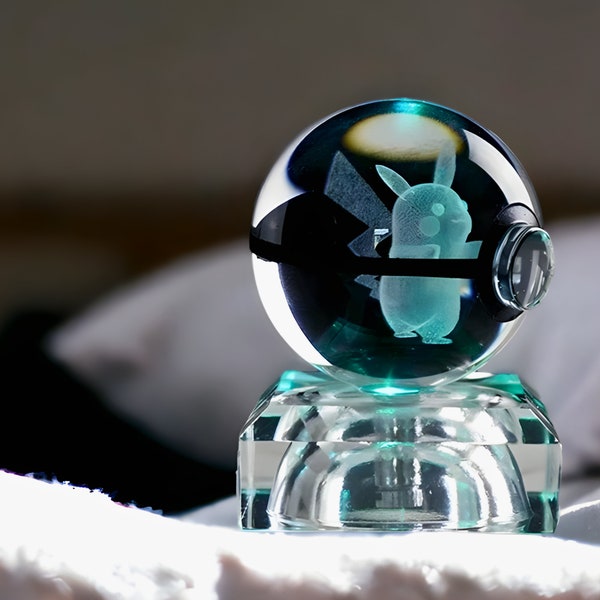 Crystal Pokeball - Etsy UK