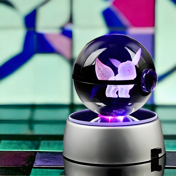 Crystal Pokeball - Etsy