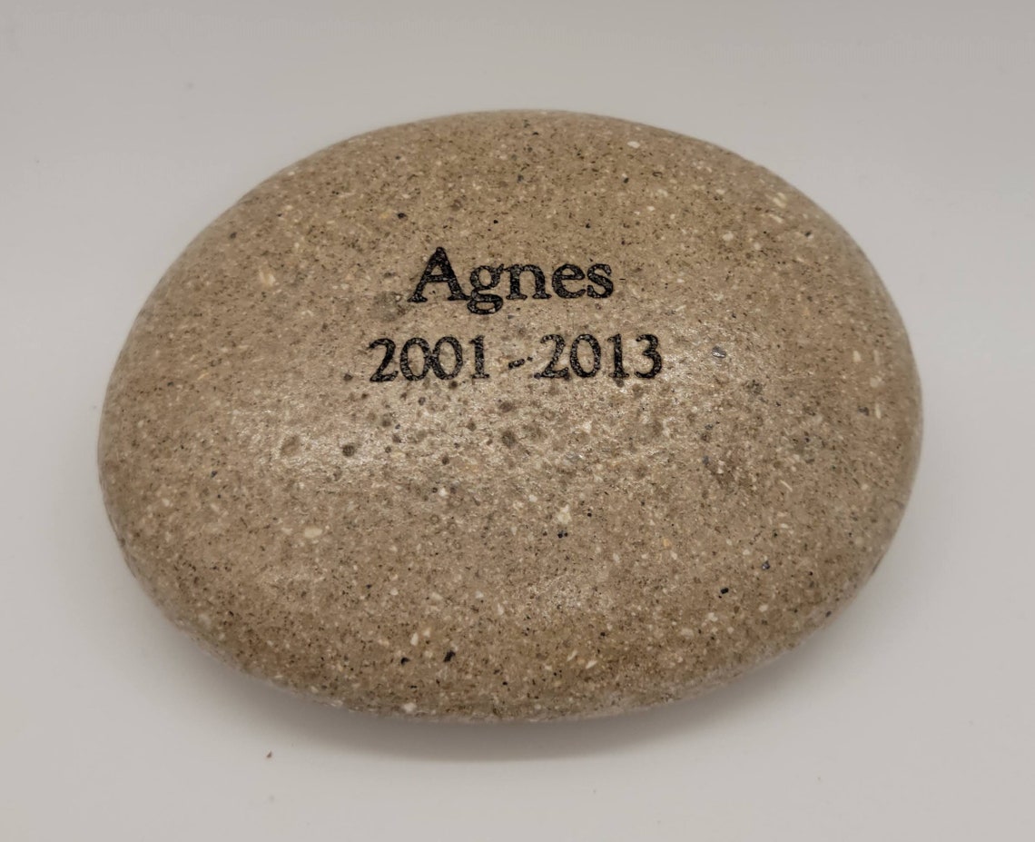 Cremation Memorial Stones, Sacred Stones - Complete Set - for Pets ...