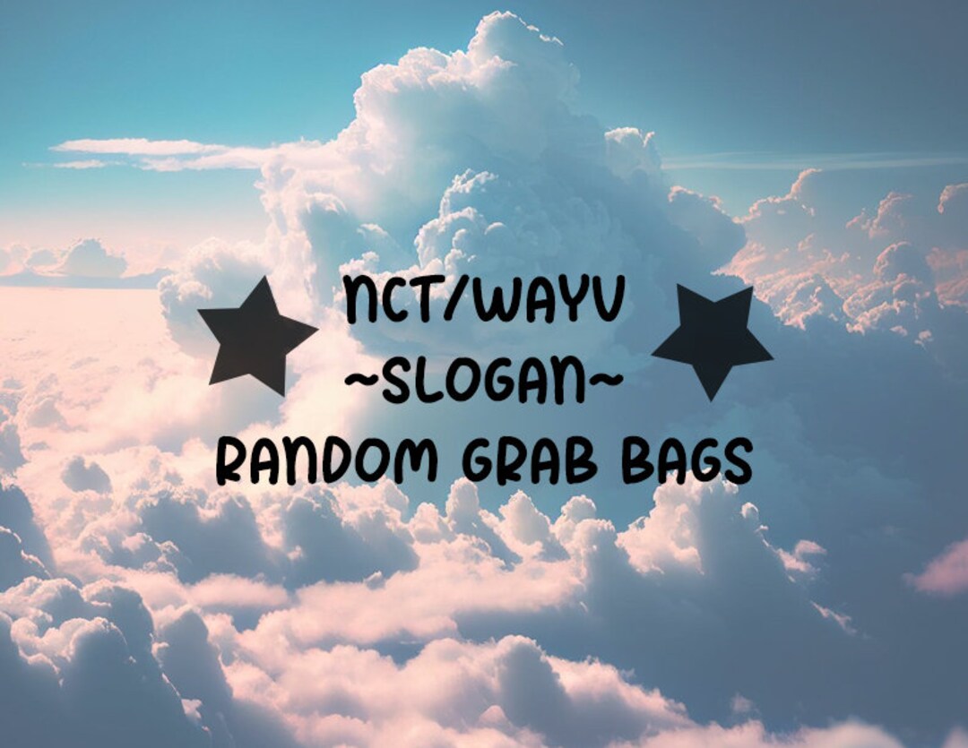 Nct/wayv Random Grab Bag Bias Slogan Sets - Etsy