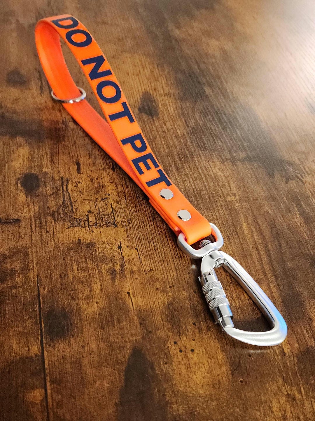 Biothane Traffic Handle With Custom Text, Waterproof Traffic Lead ...