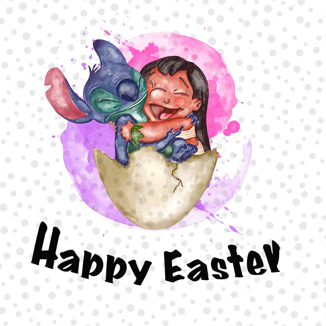 Lilo and Stitch PNG Easter Lilo and Stitch PNG Digital Download PNG ...