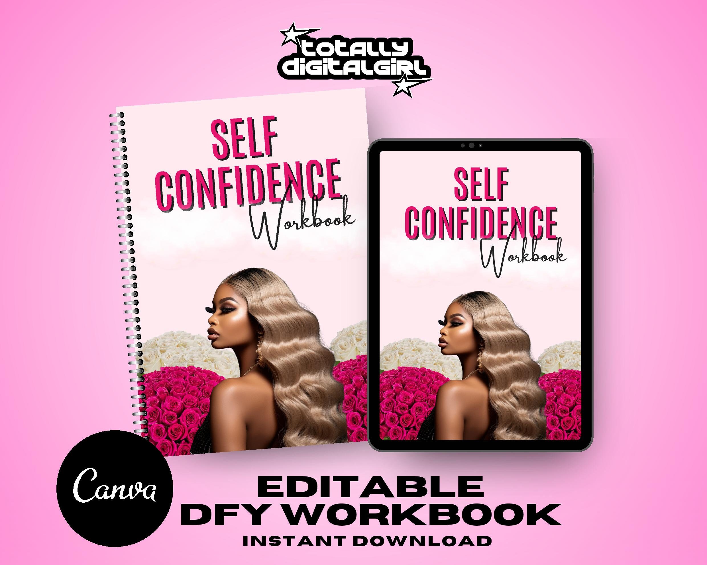 PLR Ebook, Plr Planner, PLR, Self Confidence Workbook, Done for You Ebook, Add Your Brand ...