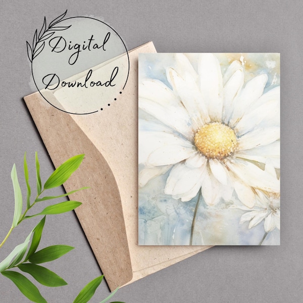 Daisy Card - Etsy UK