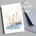 Floral Sunrise Watercolor Greeting Card, All Occasion Card (PDF ...