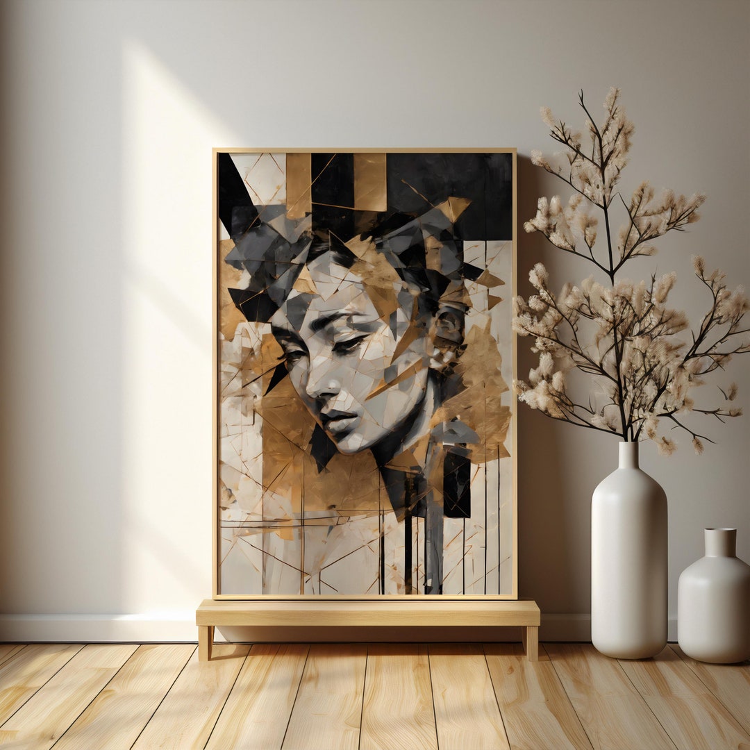 Abstract Portrait 1* | Geometric | Shapes | Elegant | Modern | Bold ...