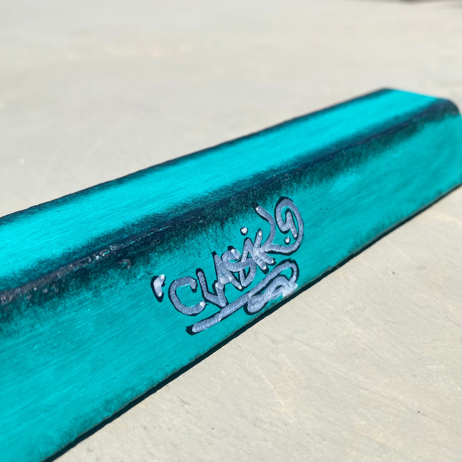 ATLAS Concrete Fingerboard Slappy Curb Blue - Etsy