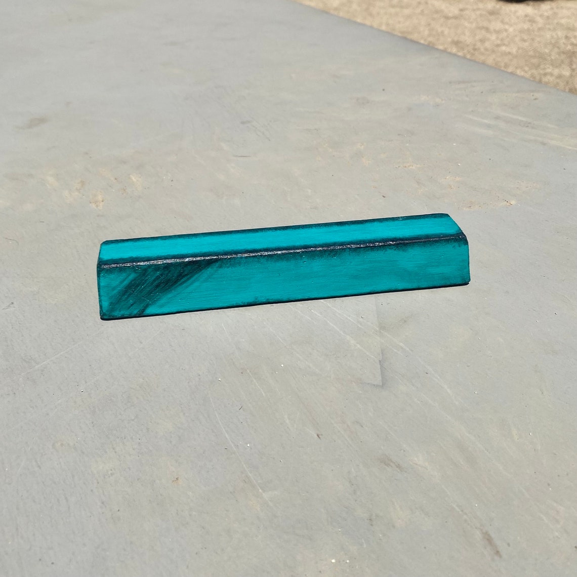 ATLAS Concrete Fingerboard Slappy Curb Blue - Etsy