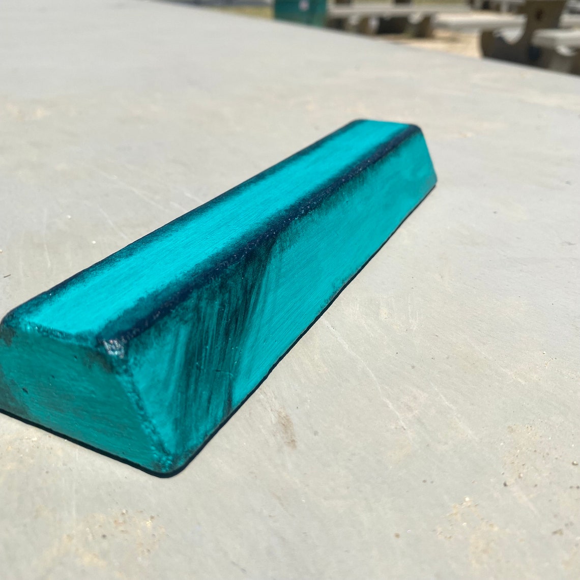 ATLAS Concrete Fingerboard Slappy Curb Blue - Etsy