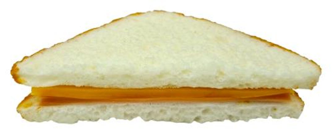 Bologna & Cheese Sandwich Fake Food Replica - Etsy