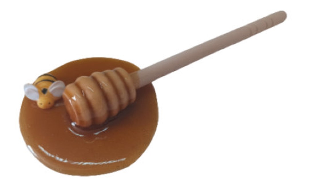 Honey Dipper With Bee Spill Fake Food Replica - Etsy