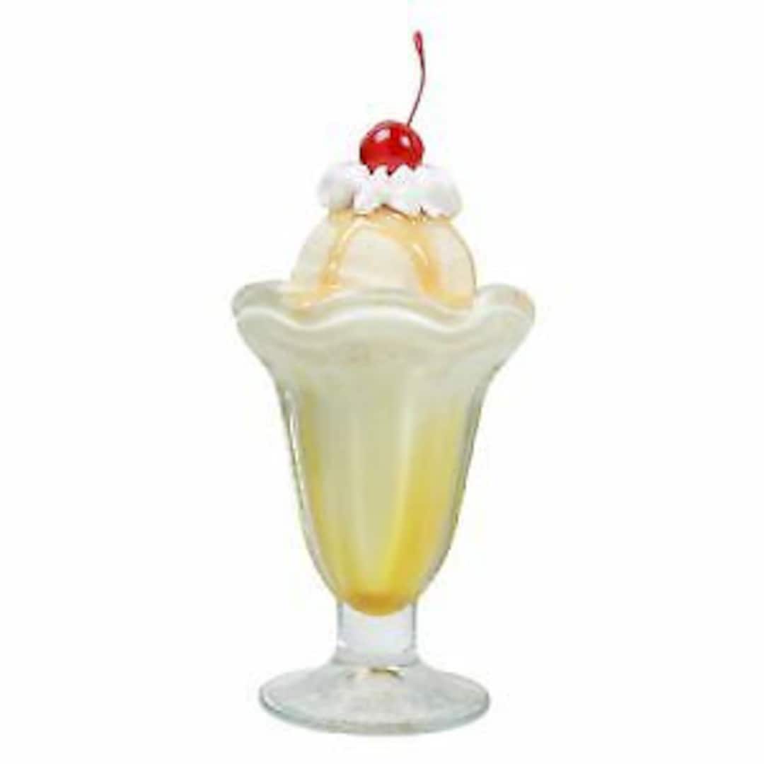 Vanilla Ice Cream Sundae Fake Food Replica - Etsy