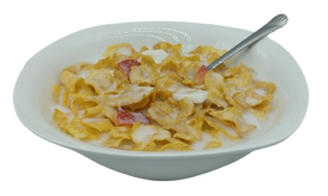 Flakes Cereal With Strawberries and Bananas Fake Food Replica - Etsy