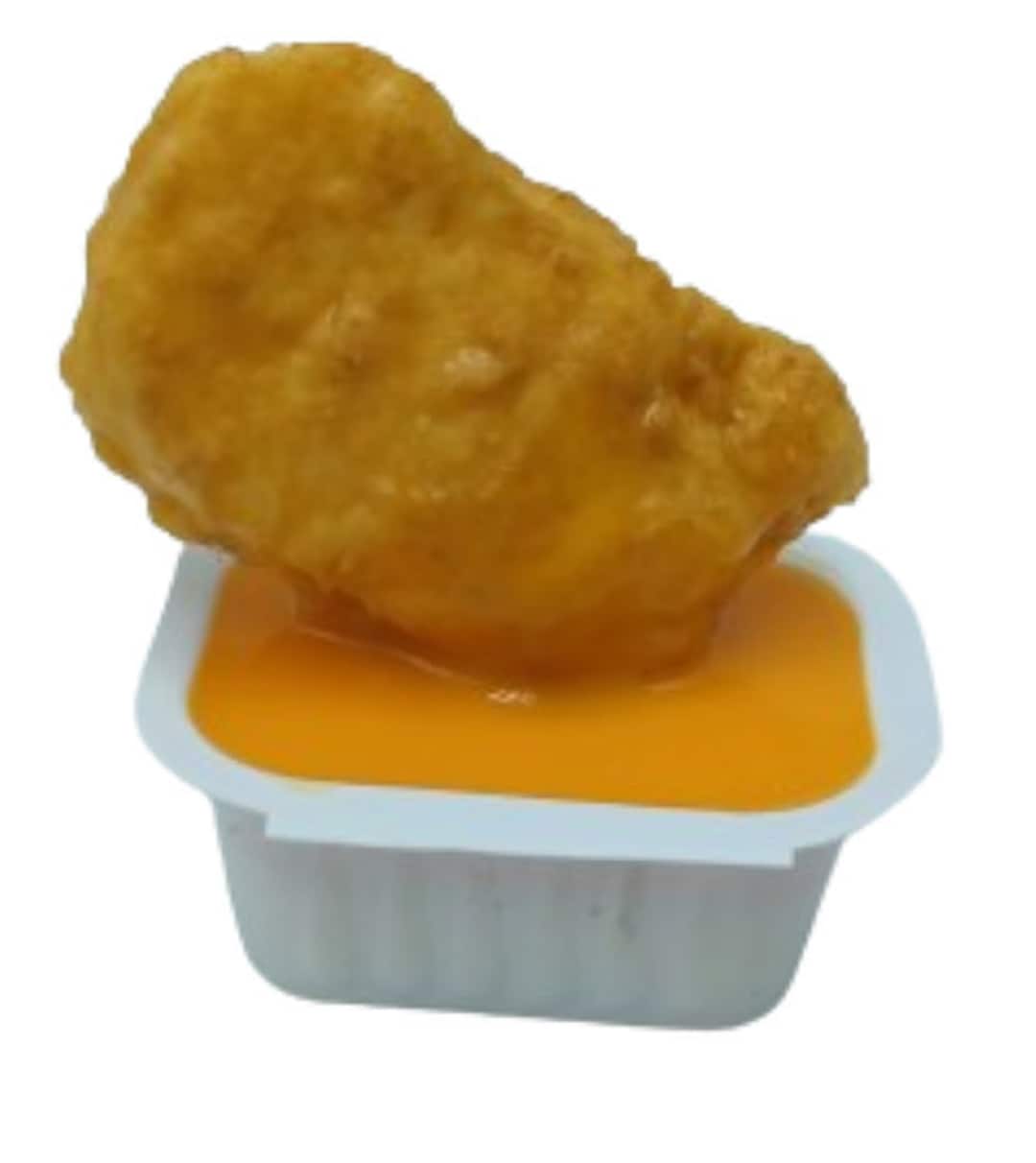 Chicken Nugget Suspended in Buffalo Dipping Sauce Fake Food Replica - Etsy