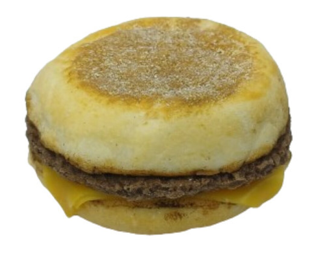 Sausage Muffin Breakfast Sandwich Fake Food Replica - Etsy