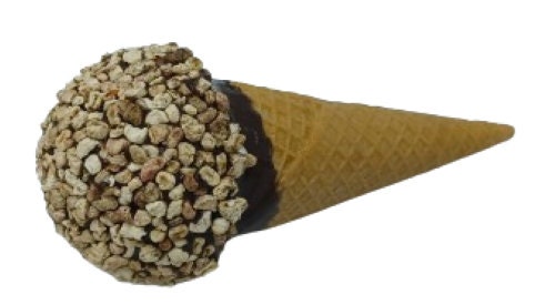 Dipped Ice Cream Cone With Nuts Fake Food Replica - Etsy