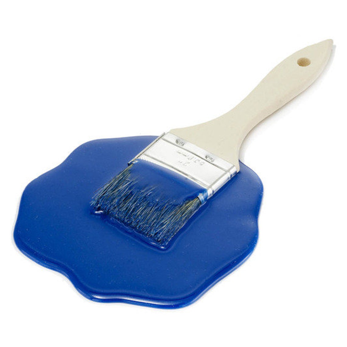 Blue Paint Brush Spill Fake Food Replica - Etsy