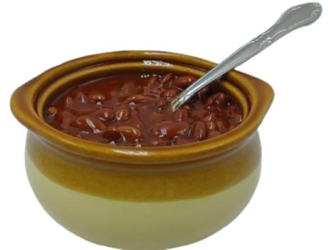 Crock Bowl Baked Beans Fake Food Replica - Etsy