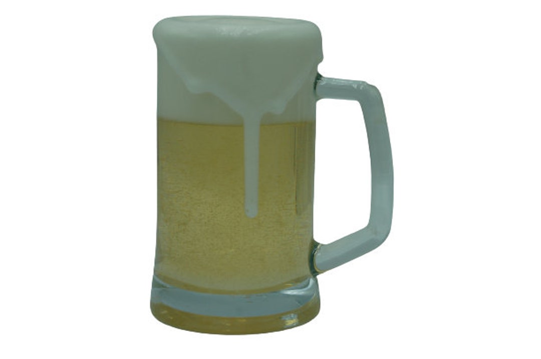 Beer With Overflowing Foam Fake Food Replica - Etsy