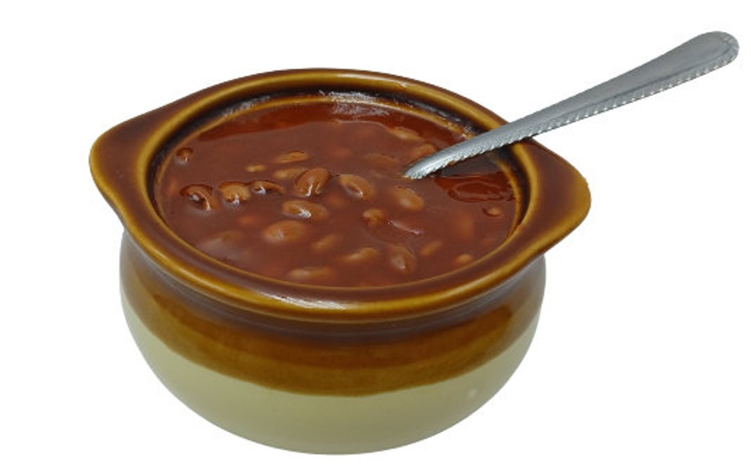 Crock Bowl Baked Beans Fake Food Replica - Etsy