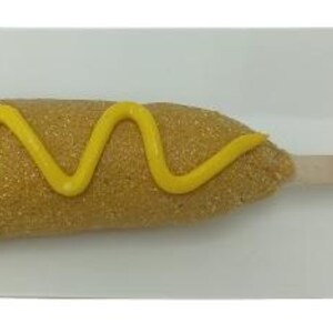Corndog With Mustard Fake Food Replica - Etsy