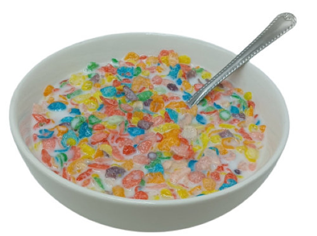 Fruity Flakes With Milk Fake Food Replica - Etsy