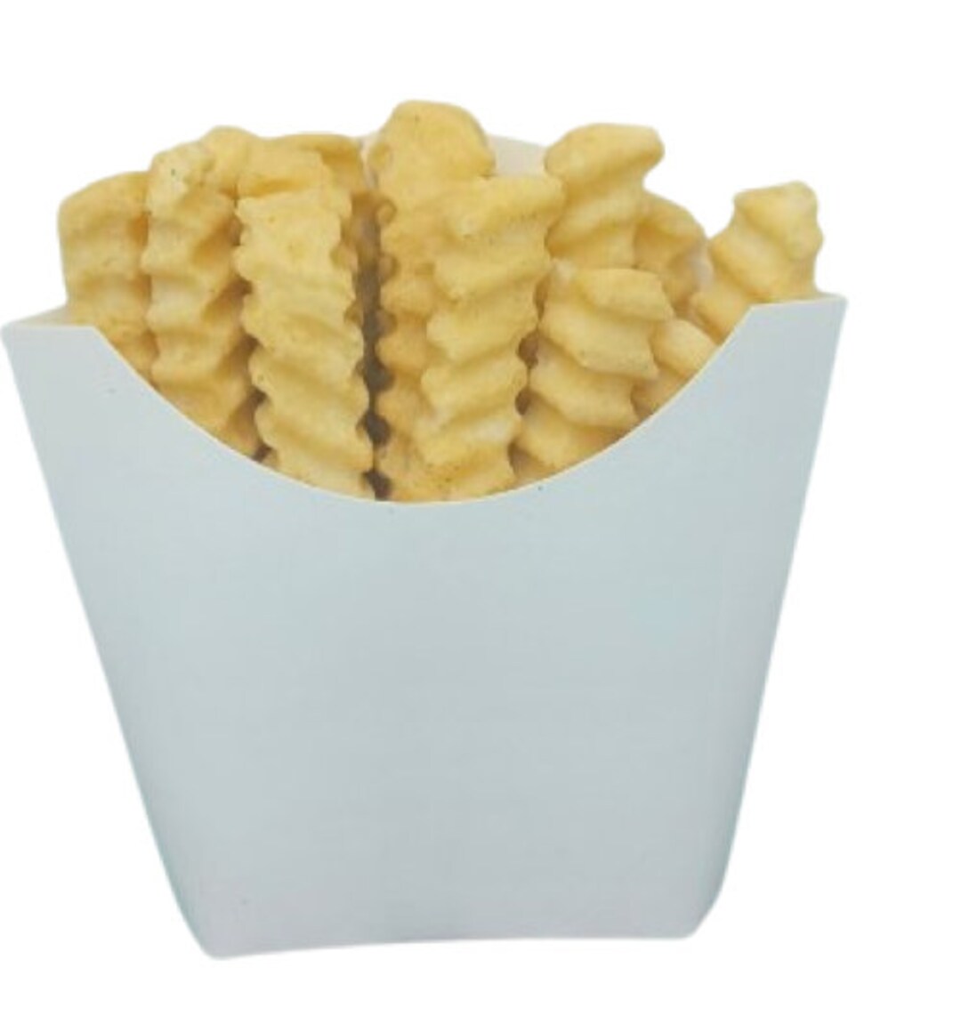 Fast Food Crinkle Cut Fries Fake Food Replica - Etsy