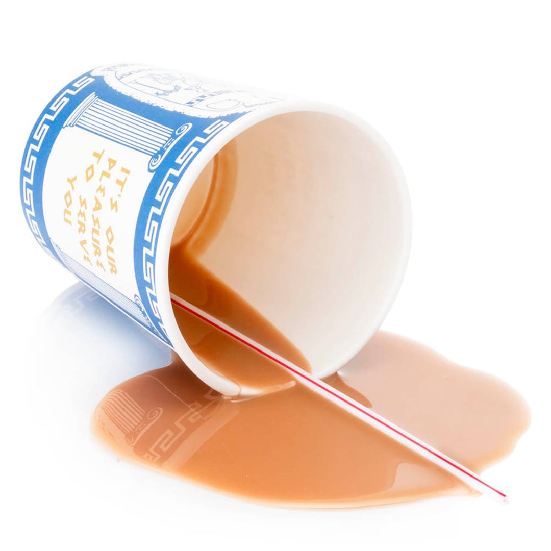 Spilled Coffee Cup Fake Food Replica - Etsy