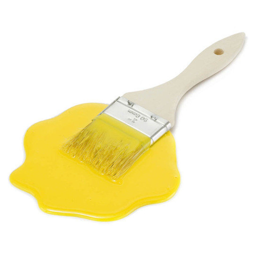 Yellow Paint Brush Spill Fake Food Replica - Etsy