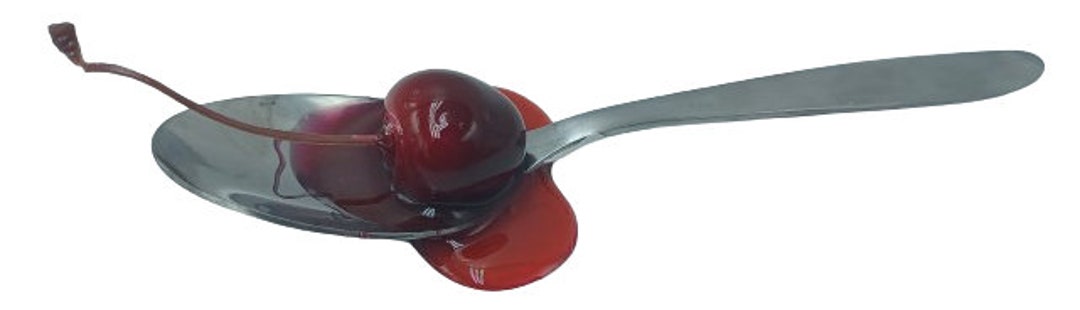 Cherry Syrup Spoon Spill Fake Food Replica - Etsy