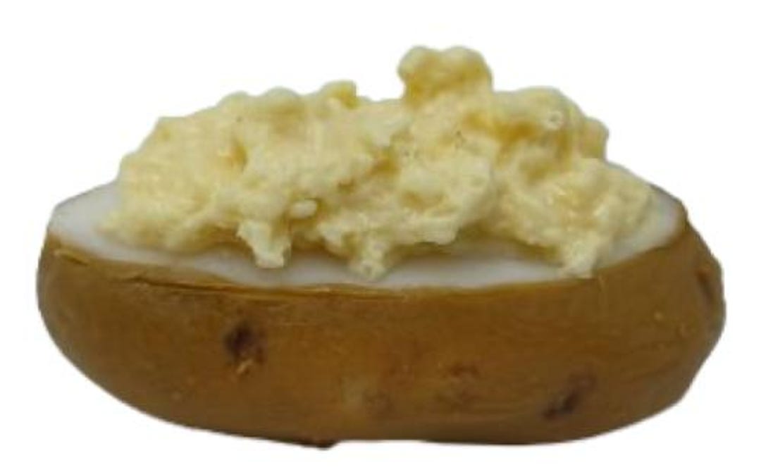 Baked Potato Fake Food Replica - Etsy