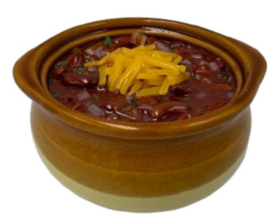 Crock Bowl of Chili Fake Food Replica - Etsy