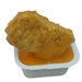 Chicken Nugget Suspended in Buffalo Dipping Sauce Fake Food Replica - Etsy