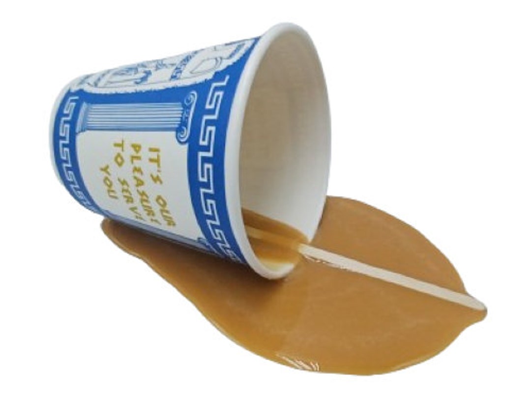 Spilled Coffee Cup Fake Food Replica - Etsy