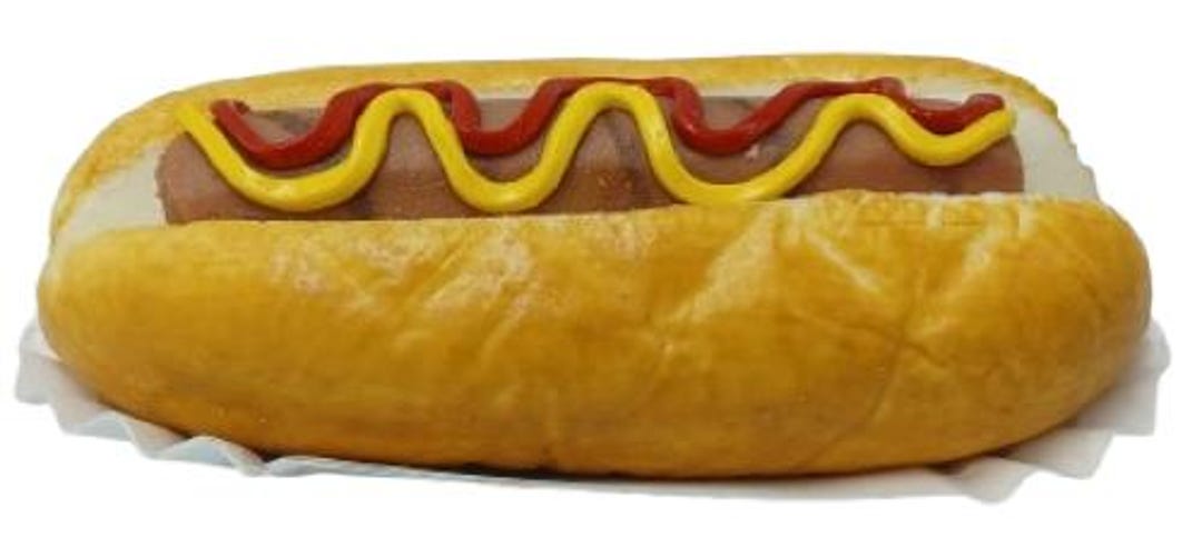 Grilled Hotdog With Ketchup and Mustard Fake Food Replica - Etsy