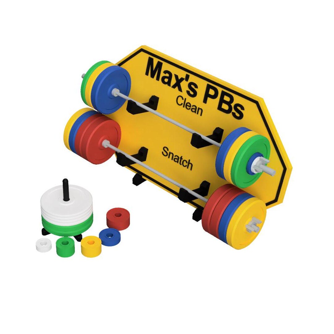 Personal Gym Lifts Tracking Board, Weightlifting Powerlifting Crossfit ...