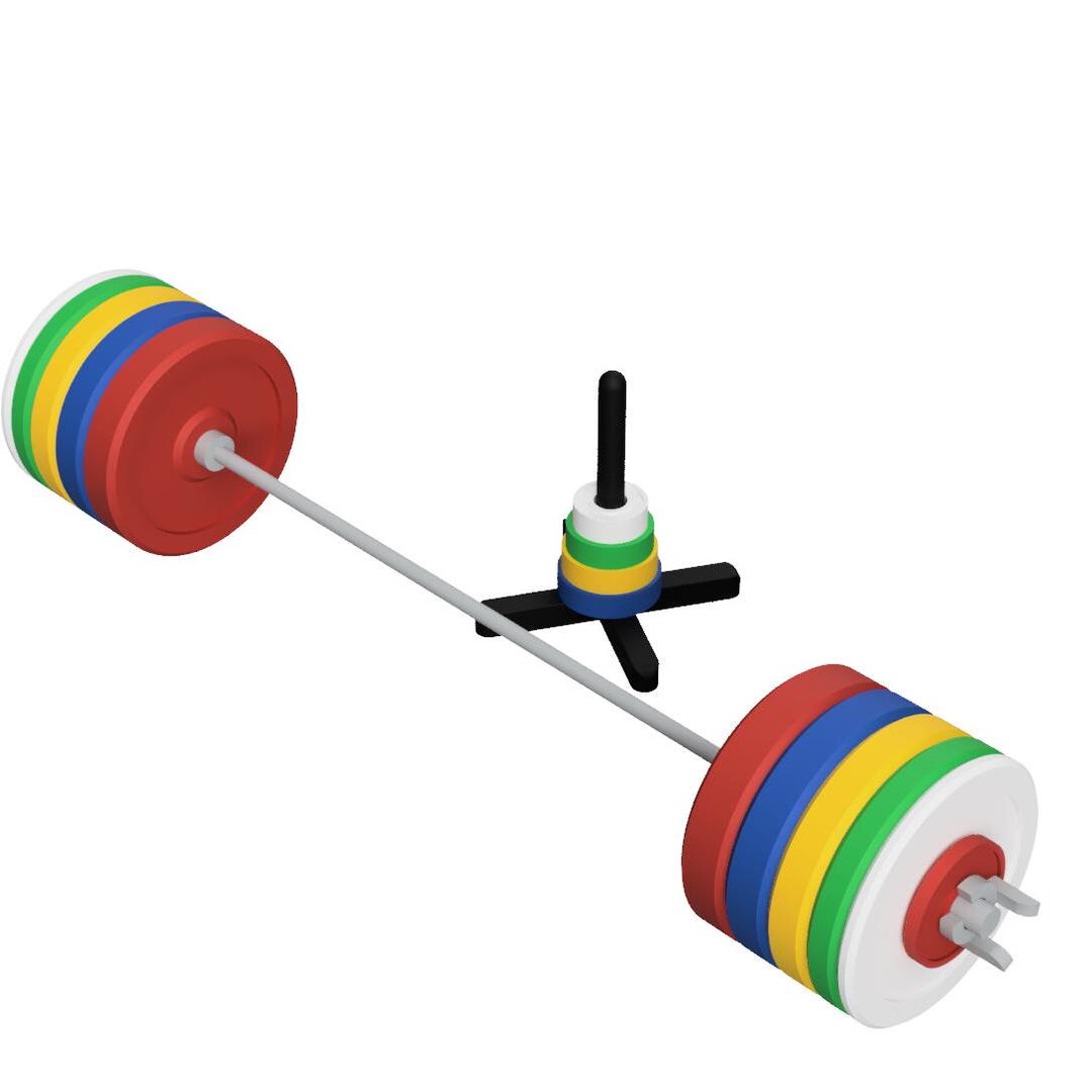 Miniature Weightlifting Powerlifting Bumper Plates, Collars, and ...