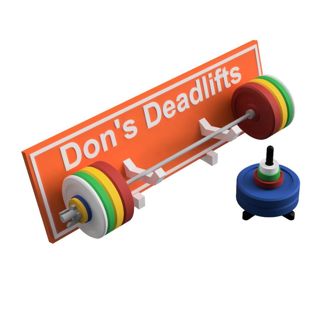 Personal Gym Lifts Tracking Board, Weightlifting Powerlifting Crossfit ...