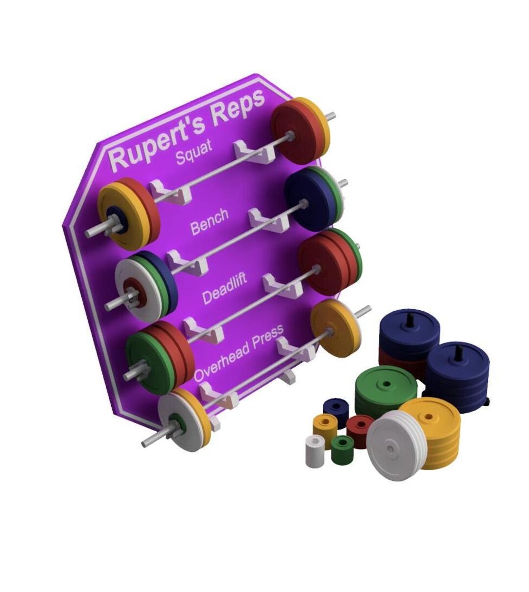 Personal Gym Lifts Tracking Board, Weightlifting Powerlifting Crossfit ...