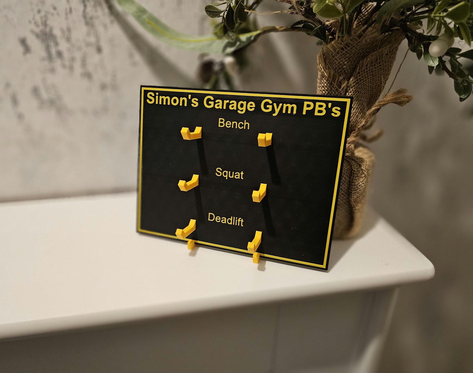Personal Gym Lifts Tracking Board, Weightlifting Powerlifting Crossfit ...