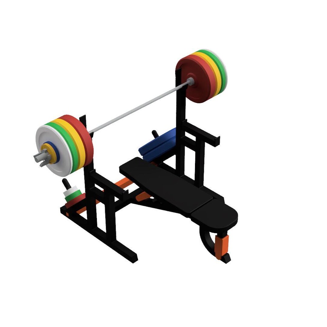Miniature Gym Bench Press Display, Powerlifting Decor, Strongman Gift ...