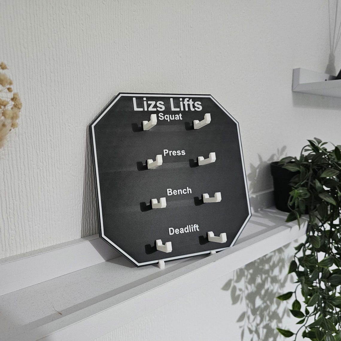 Personal Gym Lifts Tracking Board, Weightlifting Powerlifting Crossfit ...