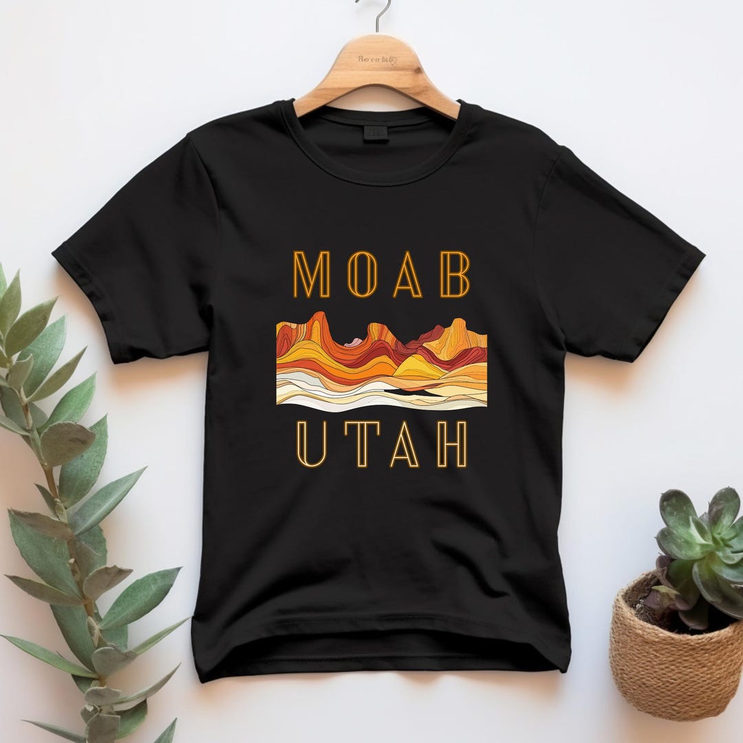 Moab, Utah - Sublimation PNG File - Shirt or Hoodie Design - Desert ...